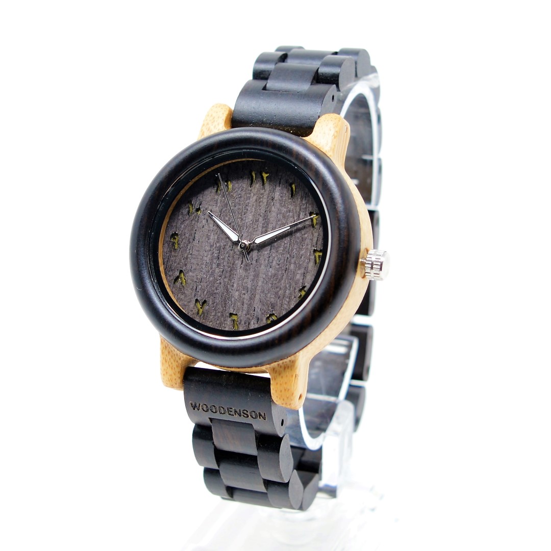 Reloj de madera articulada Kish - Woodenson México
